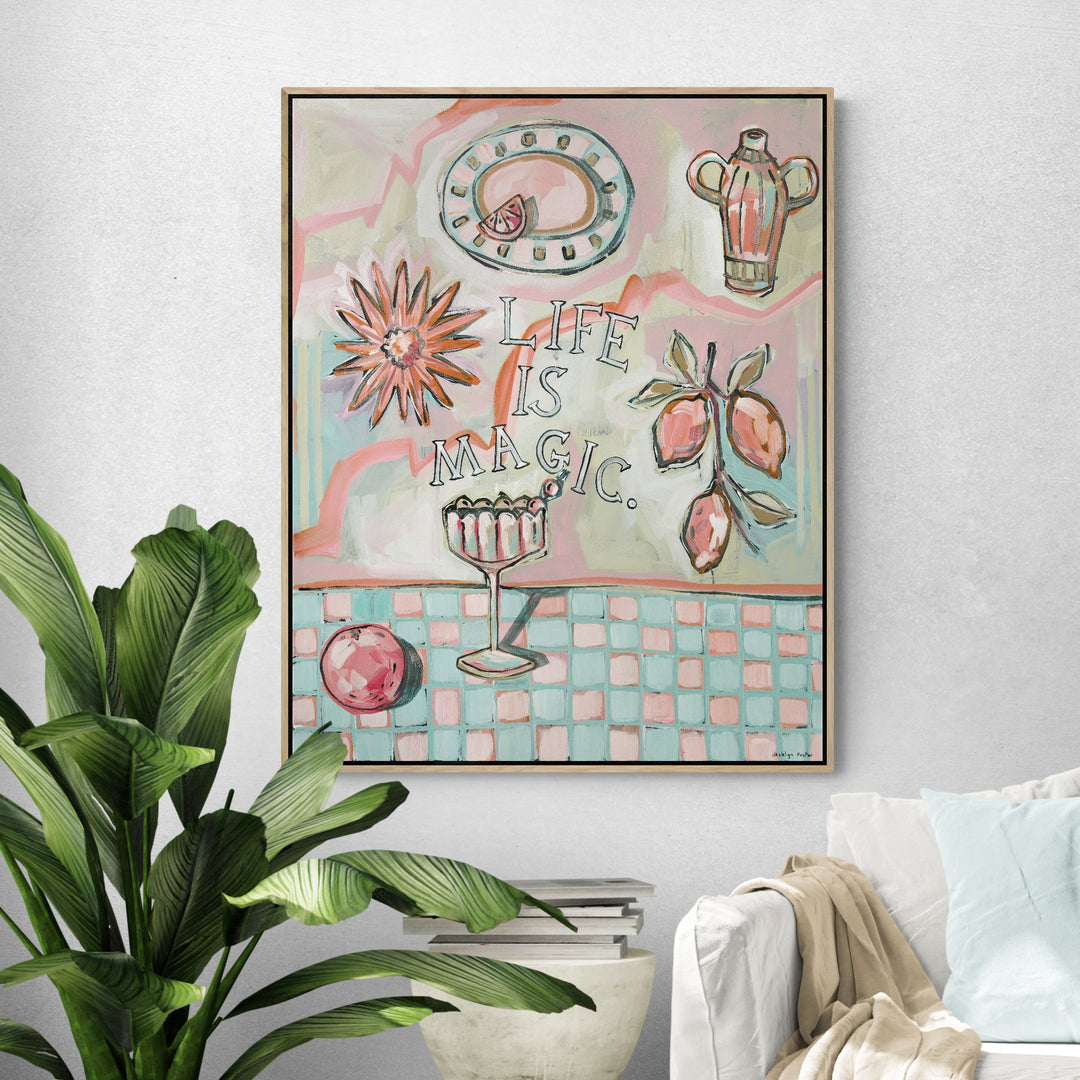 Pastel Life Is Magic | Limited Edition Print – Jacklyn Foster Art