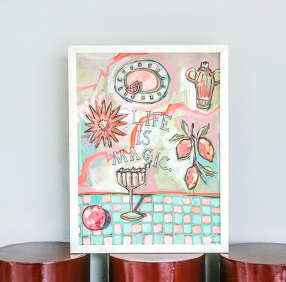 Pastel Life Is Magic | Limited Edition Print – Jacklyn Foster Art