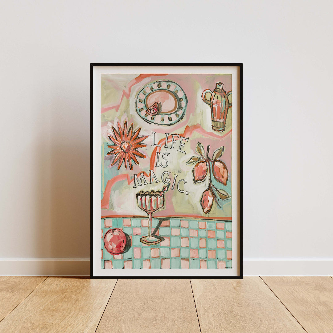 Pastel Life Is Magic | Limited Edition Print – Jacklyn Foster Art